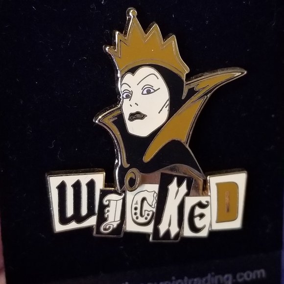Disney | Accessories | Wicked The Queen Disney Theme Park Enamel Pin ...